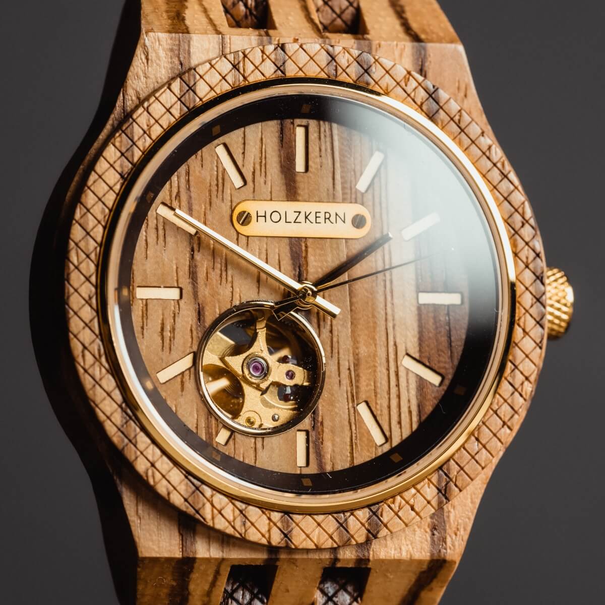 HOLZKERN | Aristoteles Herren Holzarmbanduhr