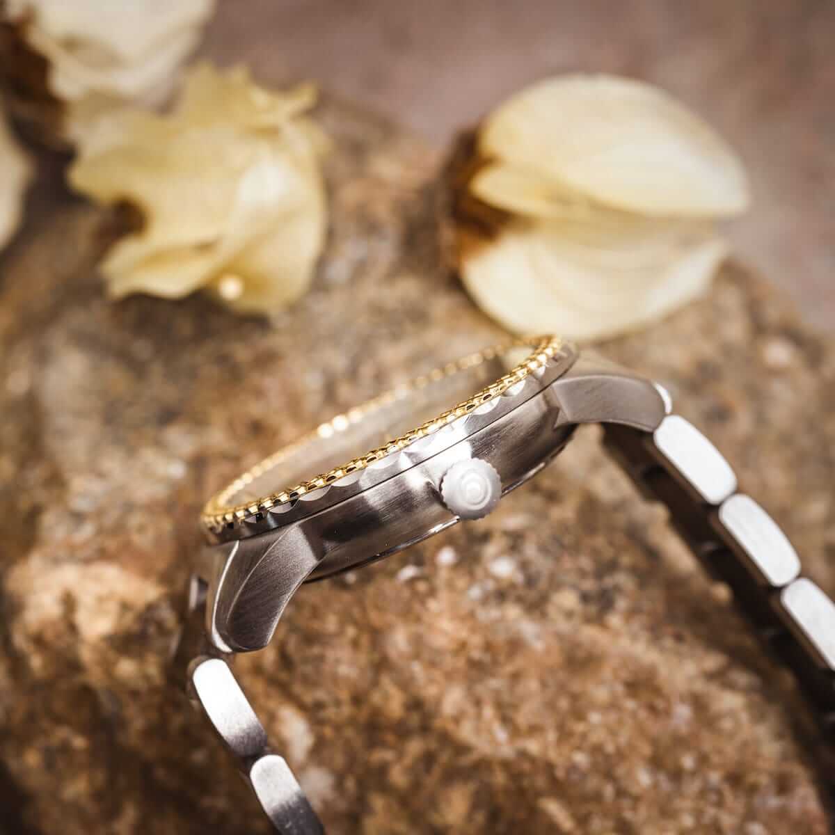 HOLZKERN | Heather Damen Holzarmbanduhr