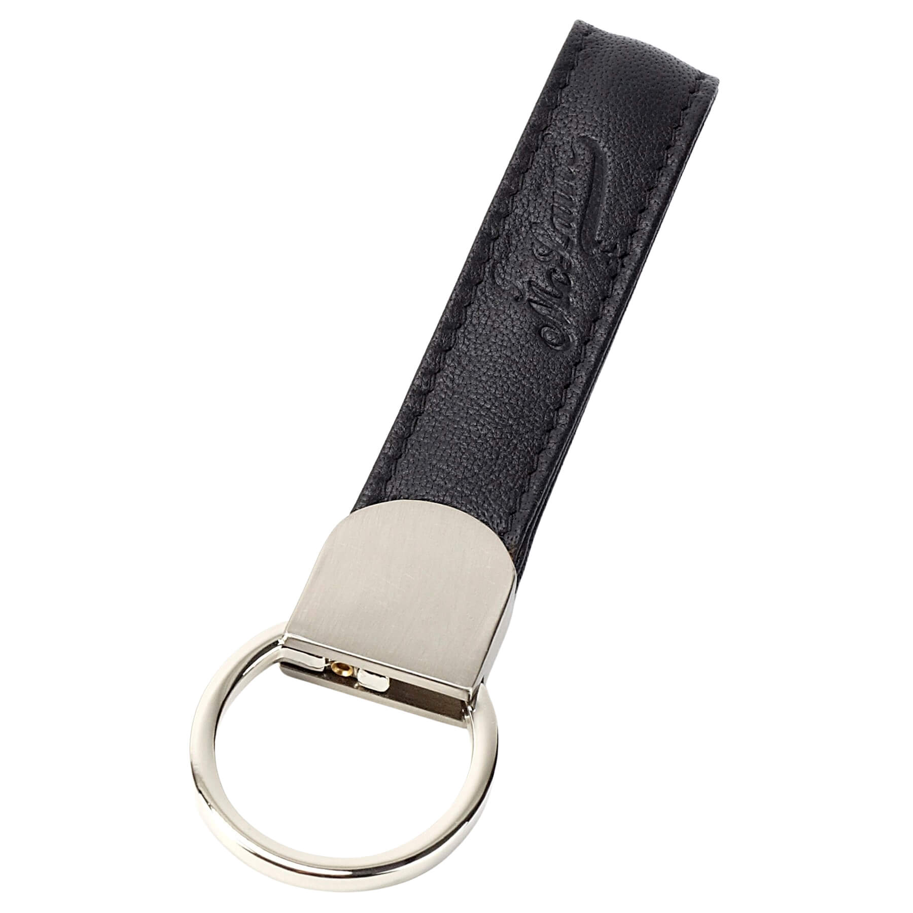 Schlüsselanhänger Lamm-Nappa-Leder (schwarz)